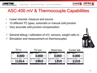 ASC-400 Multifunction Calibrator | PPTX