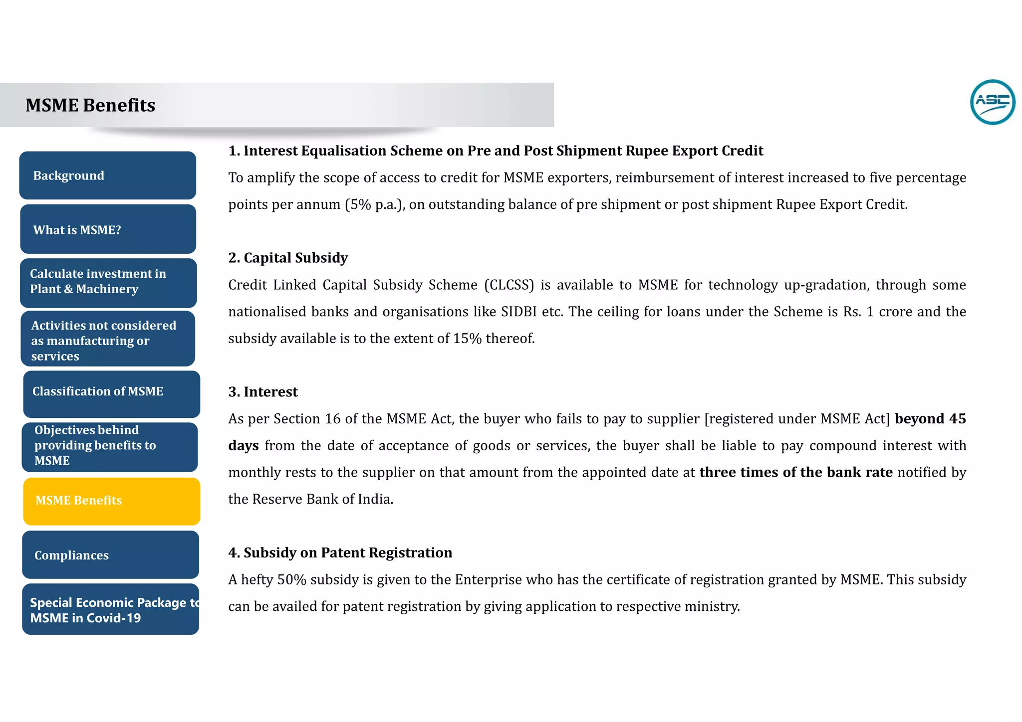 ASC - Classification of micro small and medium enterprises (MSME ...