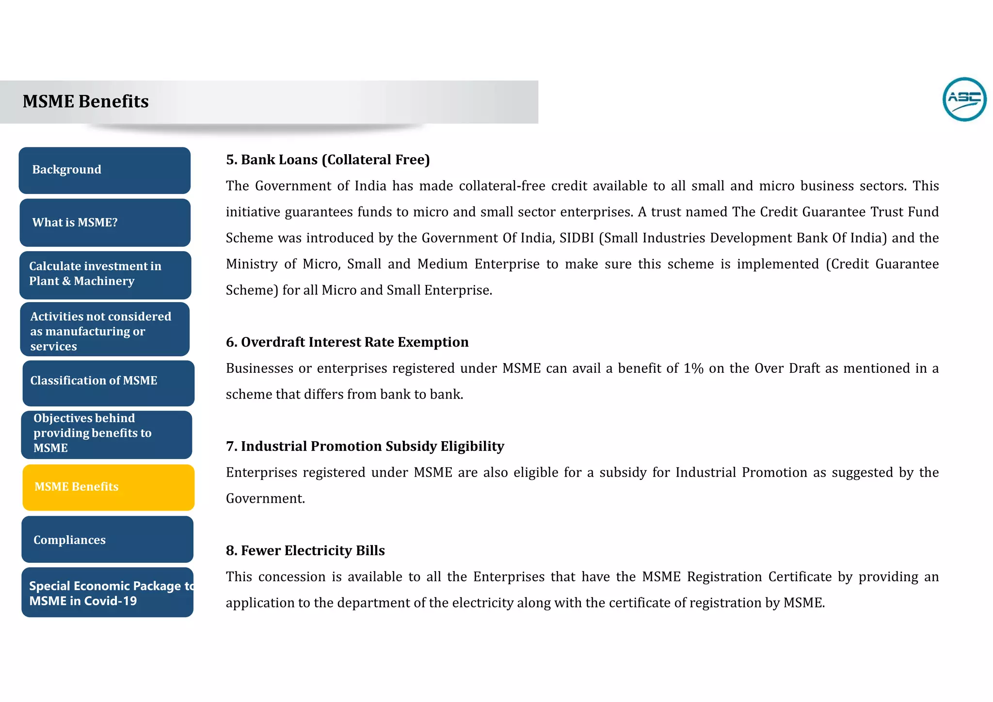 ASC - Classification of micro small and medium enterprises (MSME ...