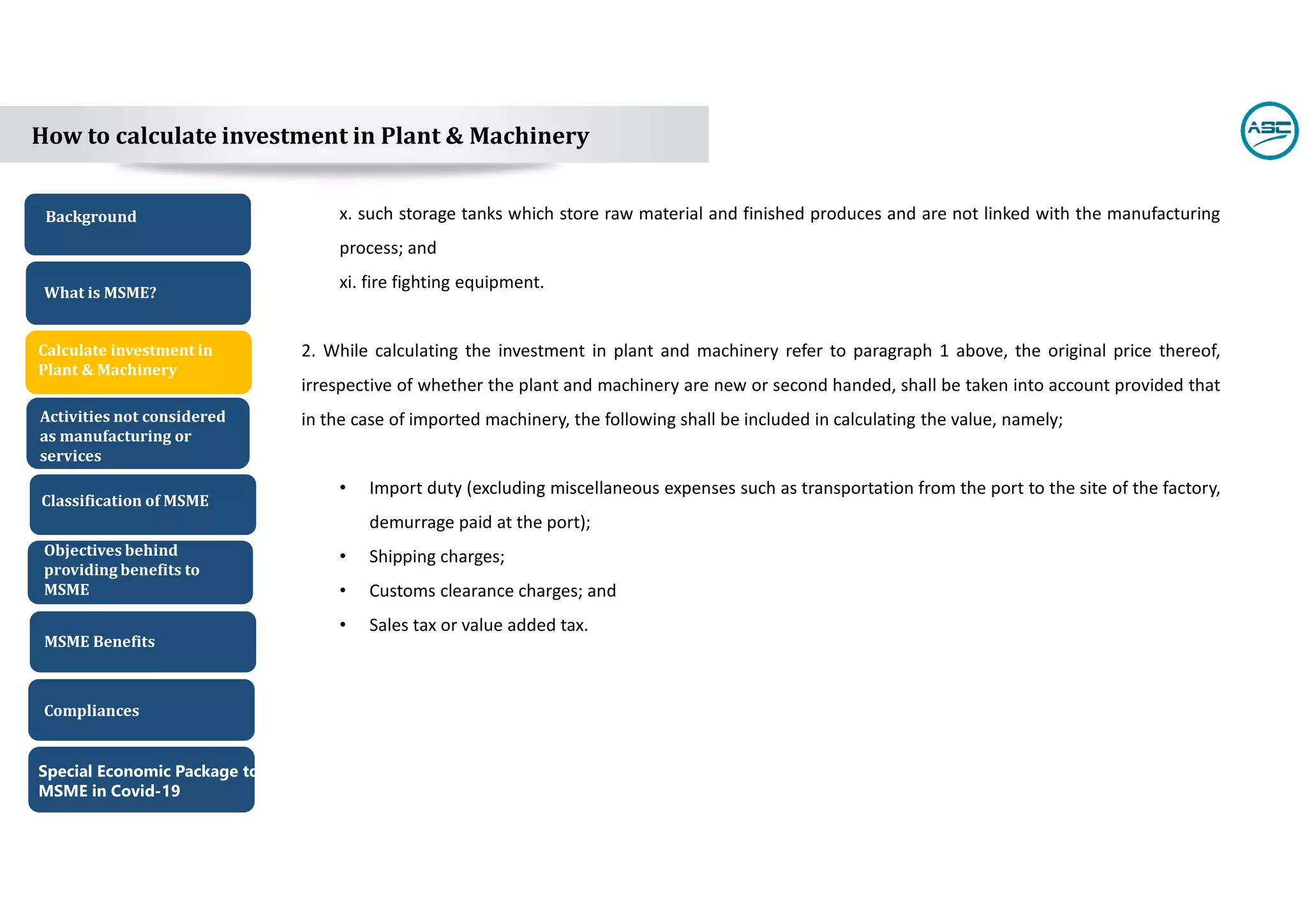 ASC - Classification of micro small and medium enterprises (MSME ...