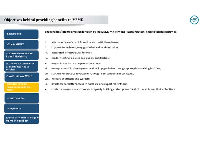 ASC - Classification of micro small and medium enterprises (MSME ...