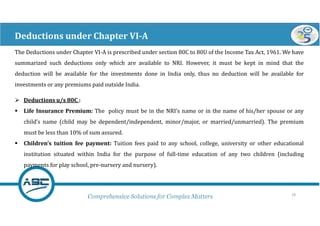 Taxability on Non-Resident Indian | PPT