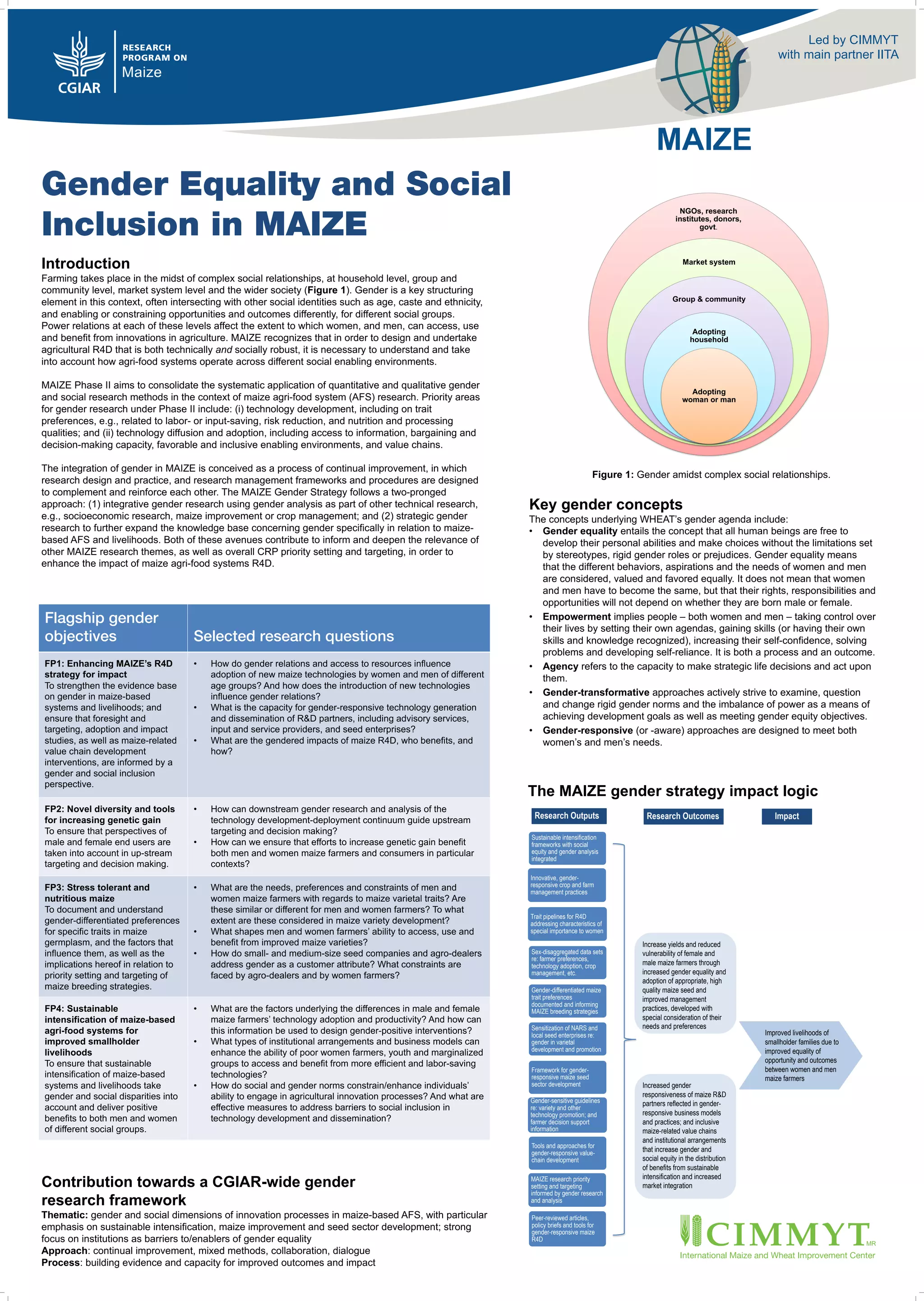 Gender equality and social inclusion in MAIZE | PDF