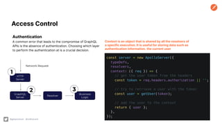 Don't Panic: A Developer's Guide to Building Secure GraphQL APIs | PPT