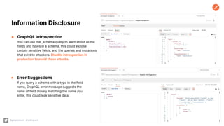 Don't Panic: A Developer's Guide to Building Secure GraphQL APIs | PPT