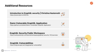 Don't Panic: A Developer's Guide to Building Secure GraphQL APIs | PPT