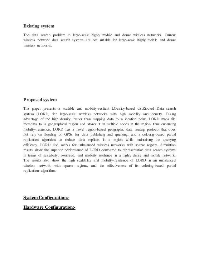 Ieee 2014 Dotnet Parallel Distributed Projects A Scalable And Mobility