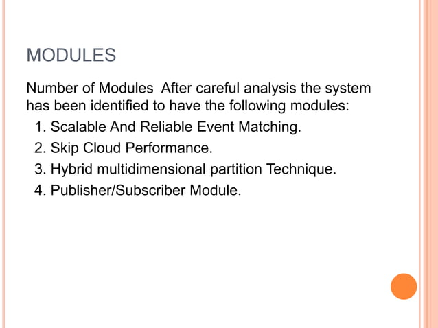A Scalable And Reliable Matching Service For Content Based Ppt