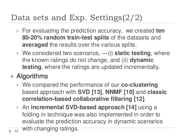 A Scalable Collaborative Filtering Framework Based On Co Clustering