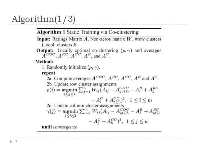 A Scalable Collaborative Filtering Framework Based On Co Clustering
