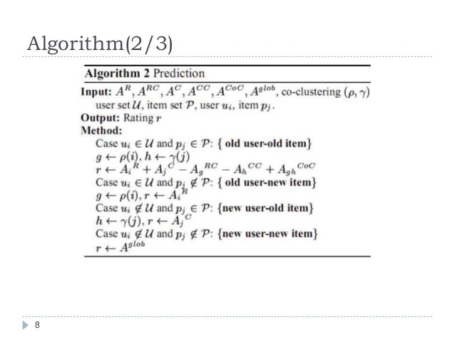 A Scalable Collaborative Filtering Framework Based On Co Clustering