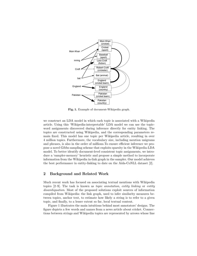 A scalable gibbs sampler for probabilistic entity linking | PDF A scalable gibbs sampler for probabilistic entity linking | PDF