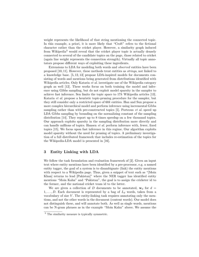 A scalable gibbs sampler for probabilistic entity linking | PDF A scalable gibbs sampler for probabilistic entity linking | PDF