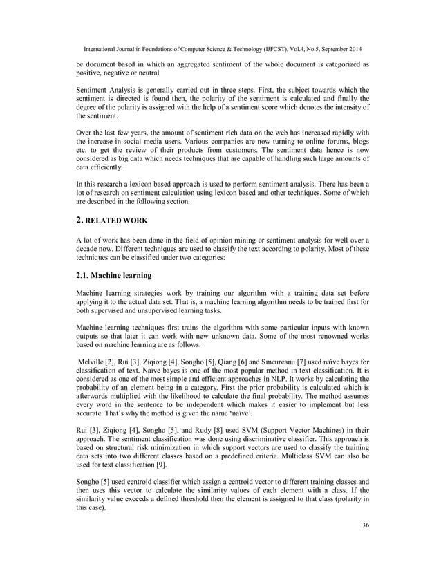 A scalable, lexicon based technique for sentiment analysis | PDF