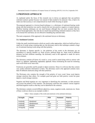 A scalable, lexicon based technique for sentiment analysis | PDF