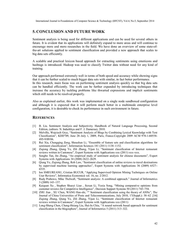 A scalable, lexicon based technique for sentiment analysis | PDF