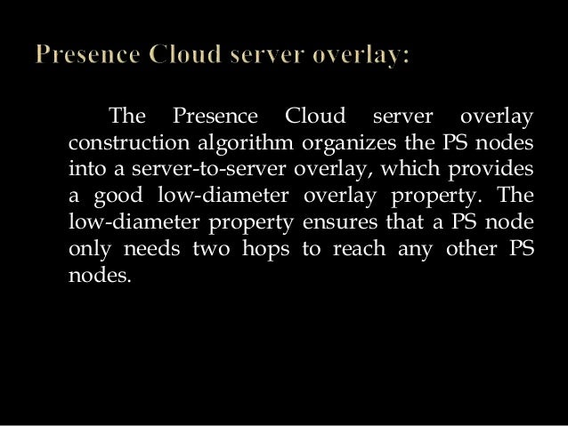 A Scalable Server Architecture For Mobile Presence Services