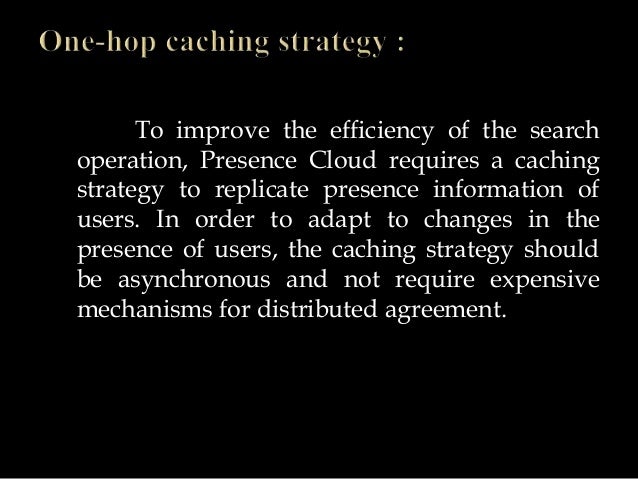 A Scalable Server Architecture For Mobile Presence Services