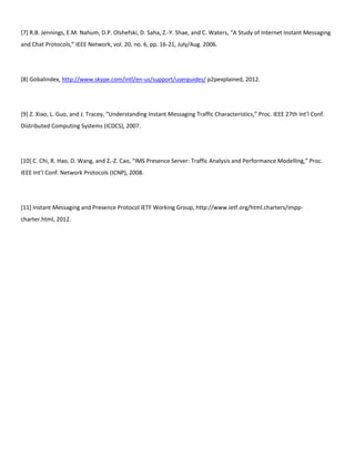 DOTNET 2013 IEEE MOBILECOMPUTING PROJECT A scalable server architecture for mobile presence ...