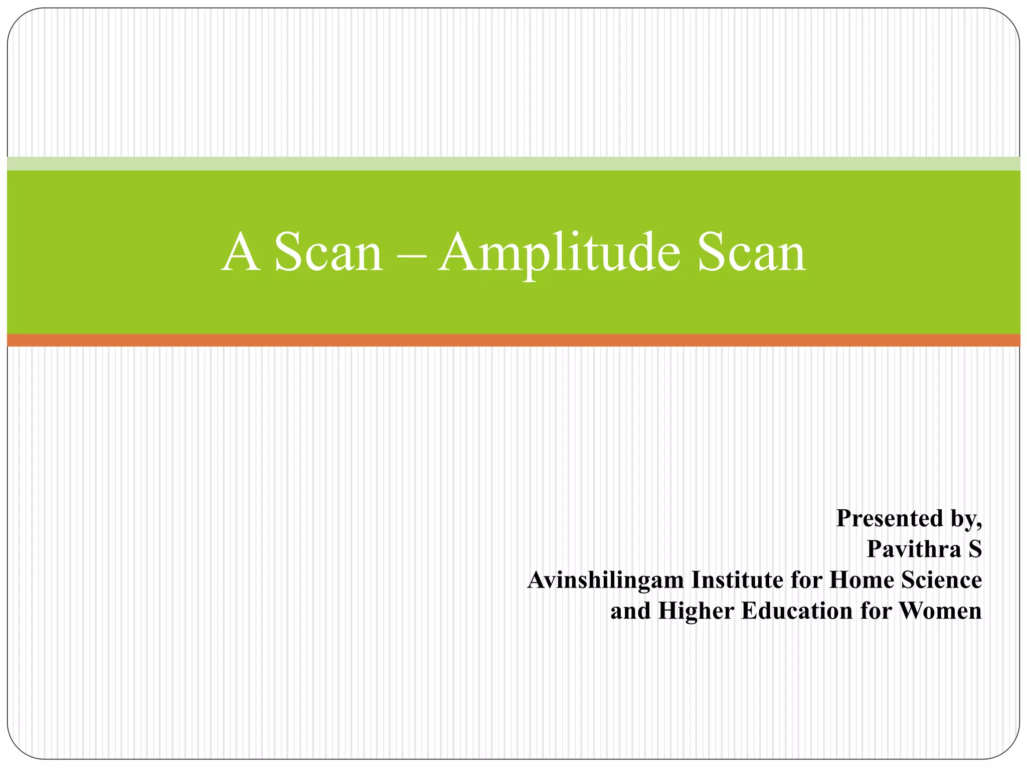 A scan | PPT