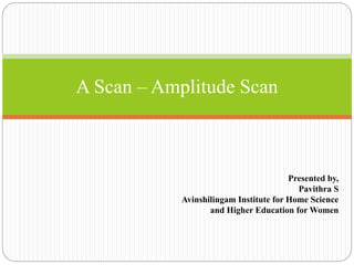 A scan | PPT