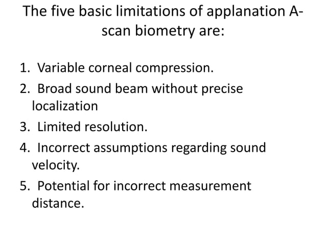 A SCAN, B SCAN & BIOMETRY---19.pptx | Eye and Vision Conditions ...