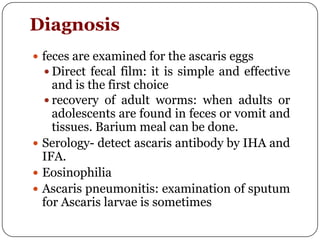 Ascariasis | PPT
