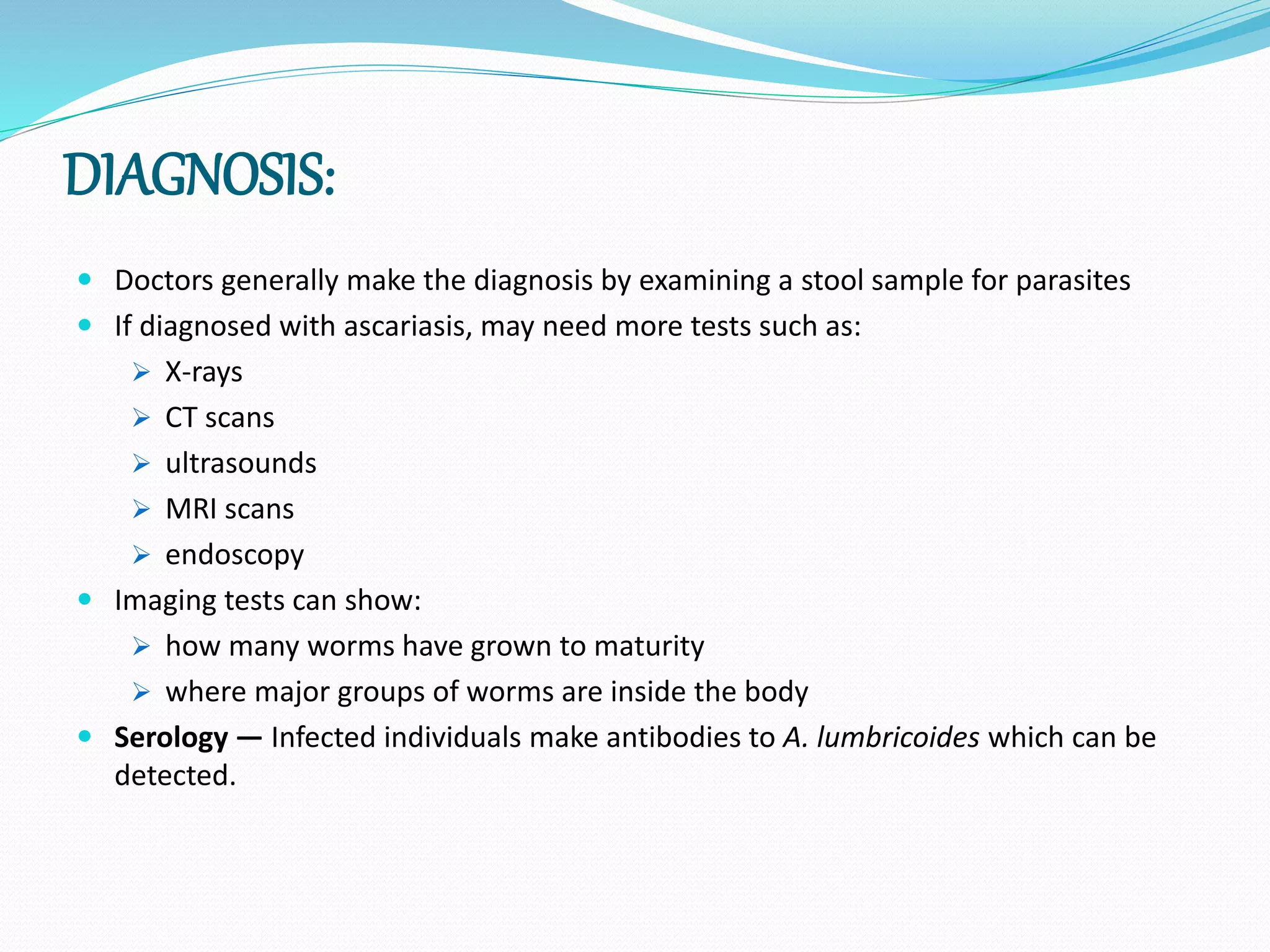Ascariasis | PPTX | Digestive Disorders | Diseases and Conditions