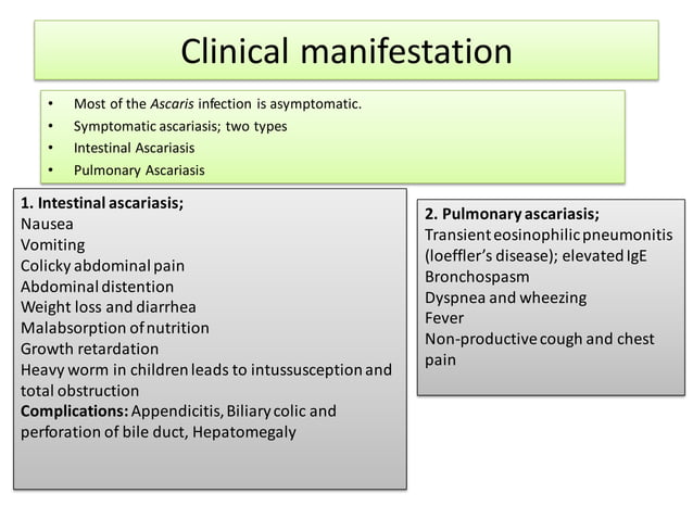 Ascariasis- Roundworm Infection | PDF | Infectious Diseases | Diseases ...