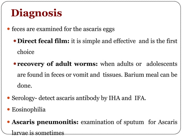 Ascariasis.pptx medical parasitology ppt | PPTX