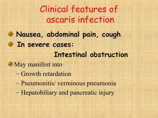 Ascariasis by mr.mohit dwivedi | PPT