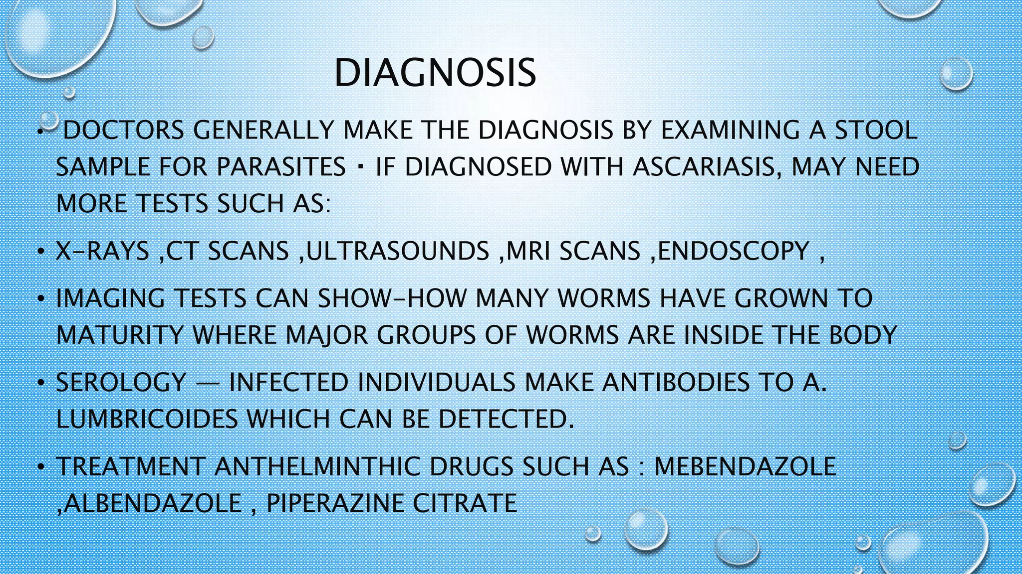Ascariasis disease | PPTX