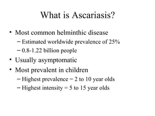 Ascariasis final | PPT