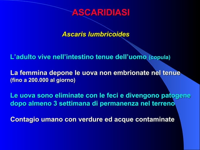 Ascaridiasi | PPT | Infectious Diseases | Diseases and Conditions