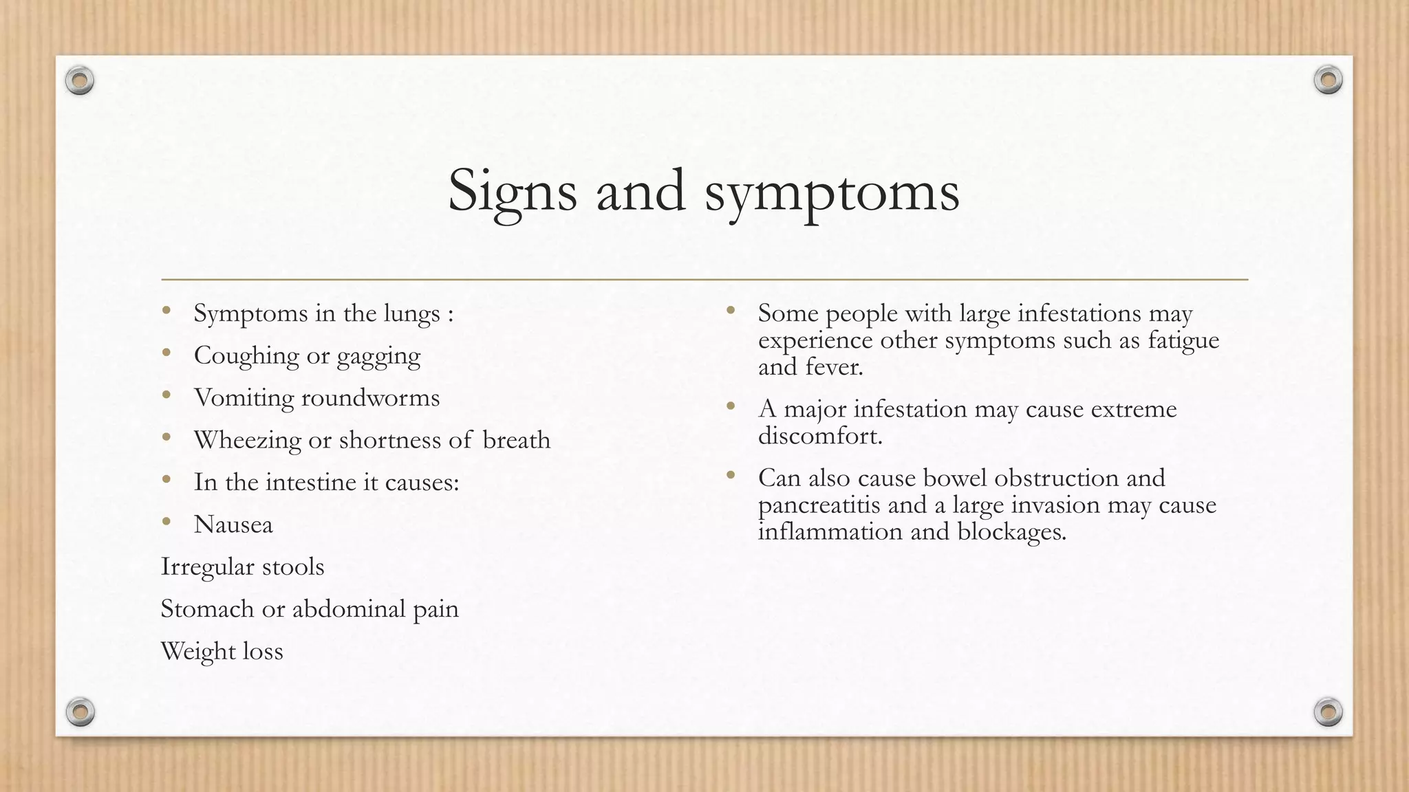 Ascaris intestinal worm | PPT