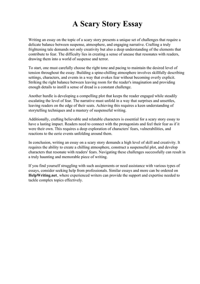 A Scary Story Essay.pdf