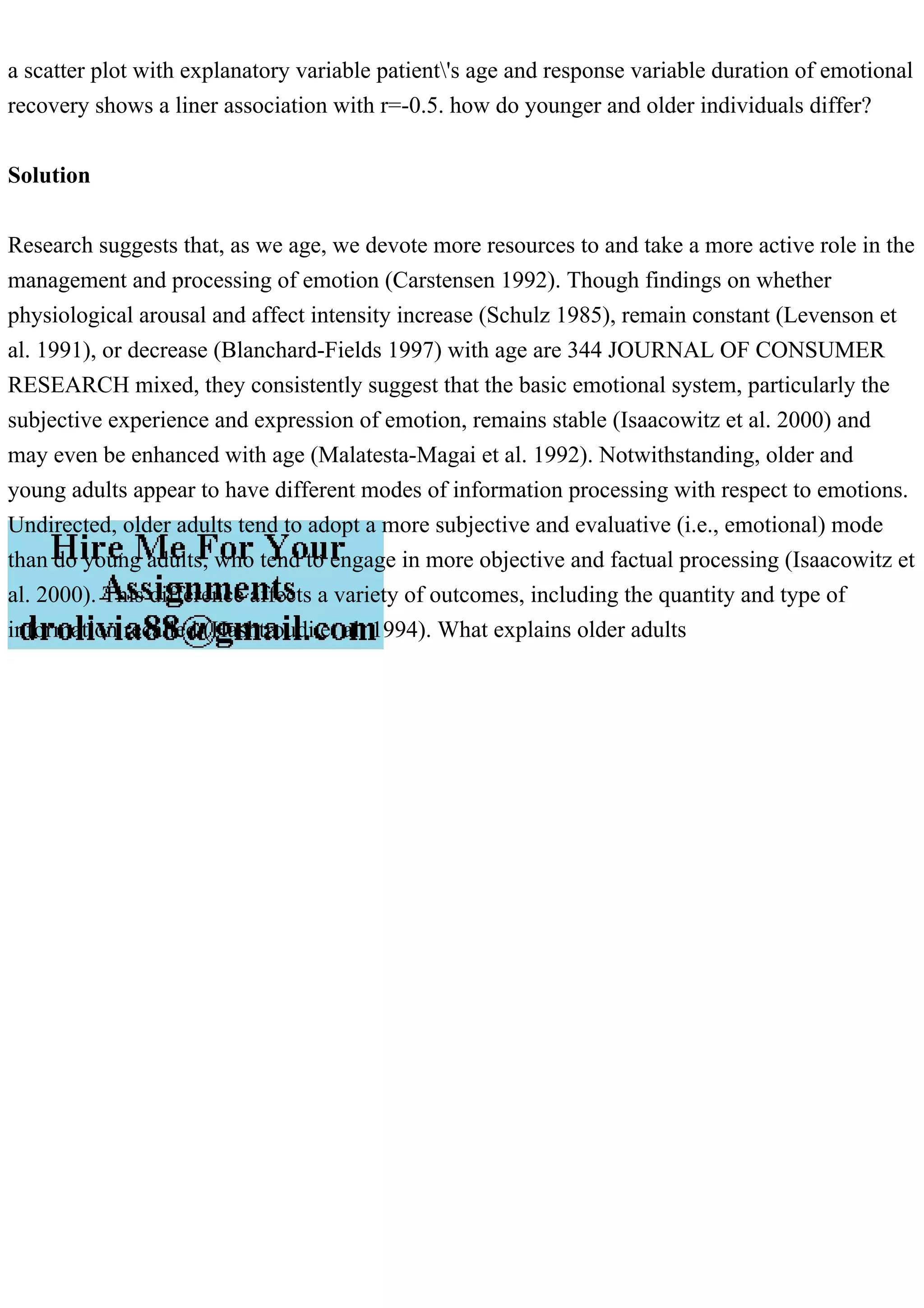 a scatter plot with explanatory variable patients age and response.pdf