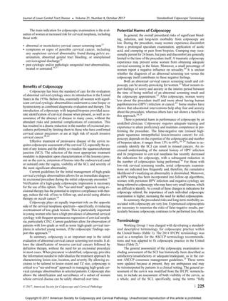 Asccp colposcopy standards___role_of_colposcopy,.3 | PDF