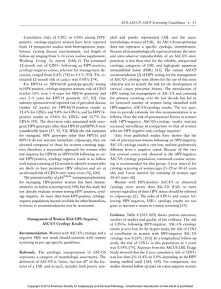 Asccp guidelines 2012 cx cancer prevention | PDF