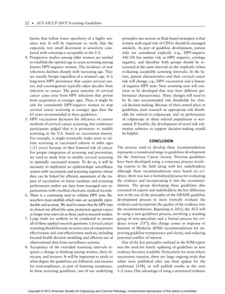 Asccp guidelines 2012 cx cancer prevention | PDF