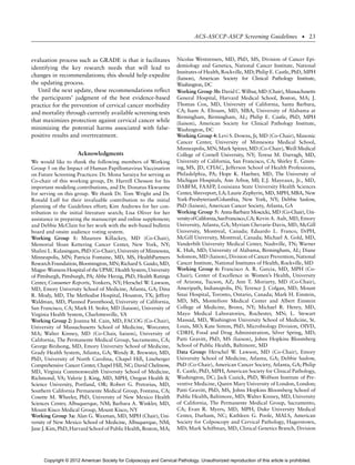 Asccp guidelines 2012 cx cancer prevention | PDF