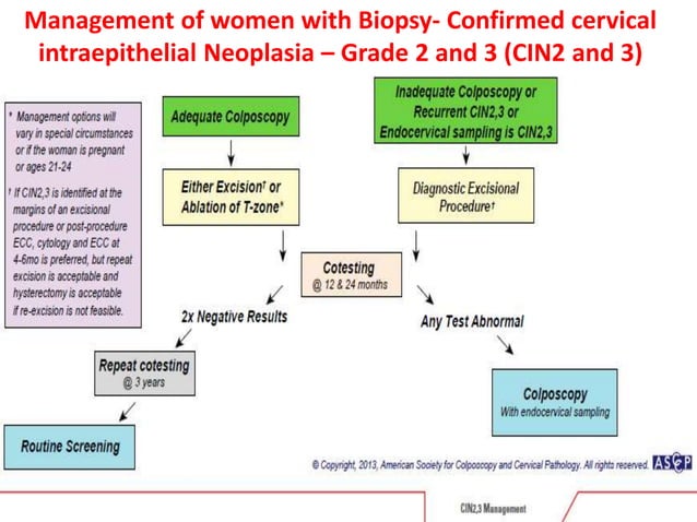 Asccp management guidelines august 2014 ppt. Dr. Sharda Jain /Dr Jyoti ...