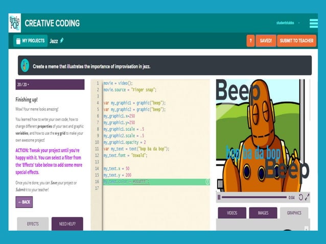 Making Critical Thinking Real with Creative Coding, Digital Games & Movie Creation Tools | PPT