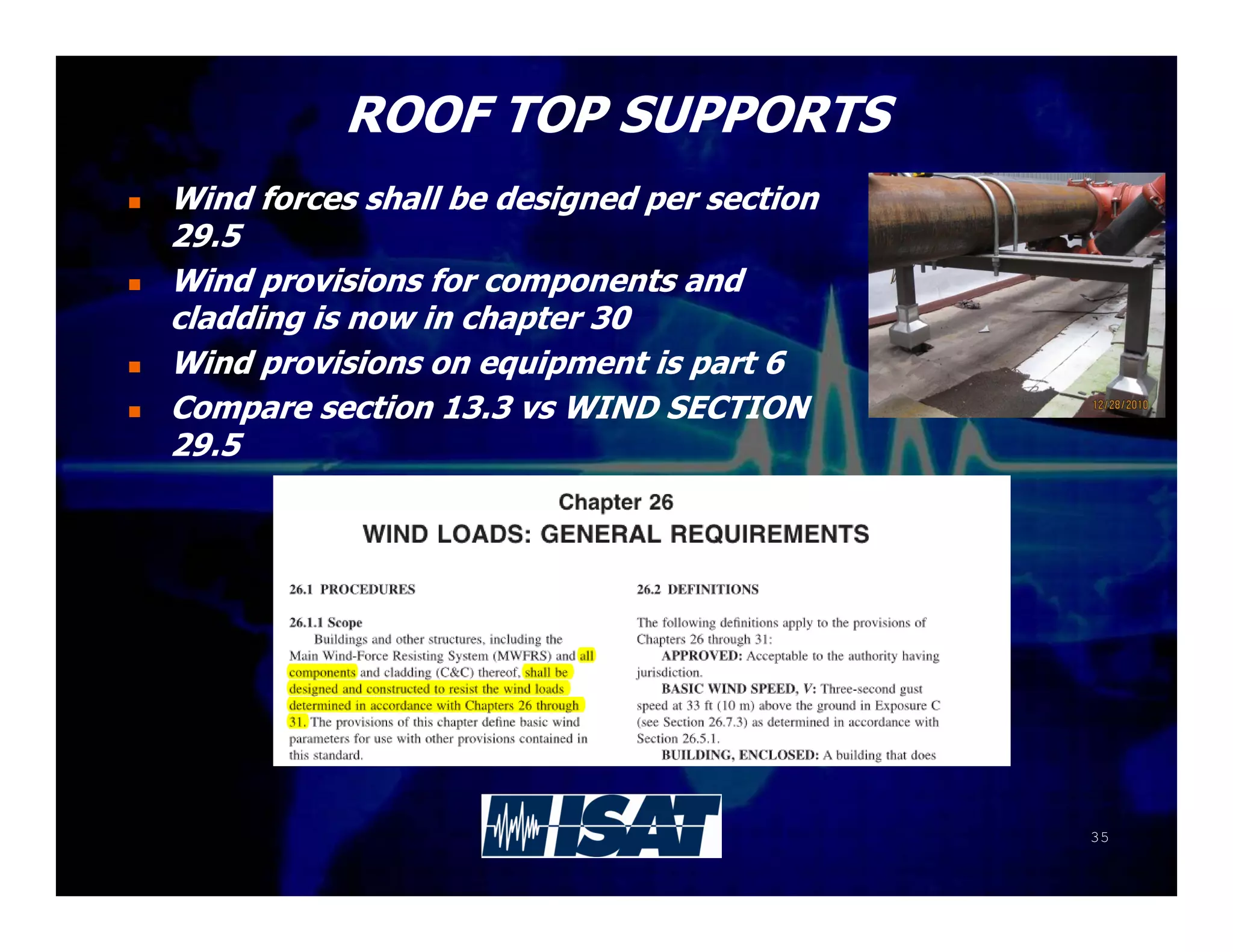 Asce 7 10 presentation on seismic bracing for mep systems | PDF