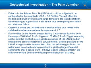 Soil Densification is a Strategic Need for the Palm Island Development ...