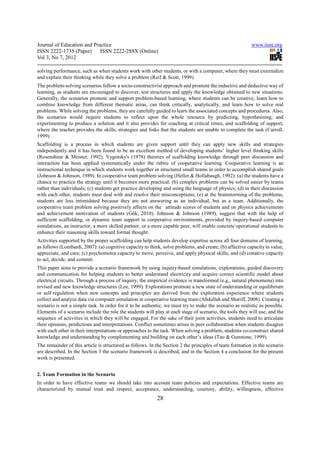 A scenario based learning of electrical circuits | PDF