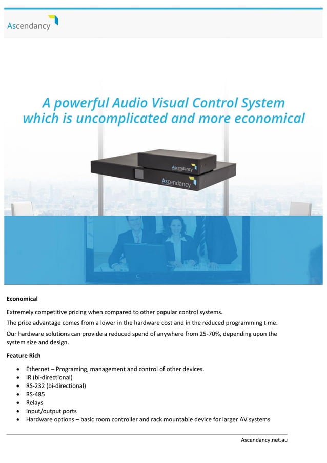 Audio Visual Control Systems | PDF