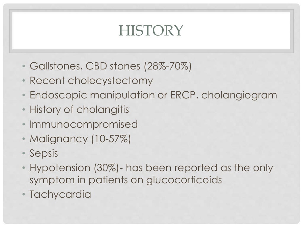 Cholangitis Triad