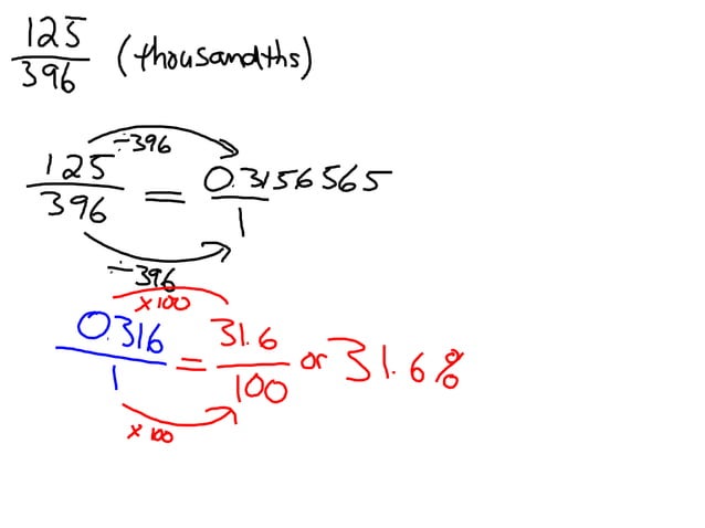 Ascending convert frac to dec | PPT