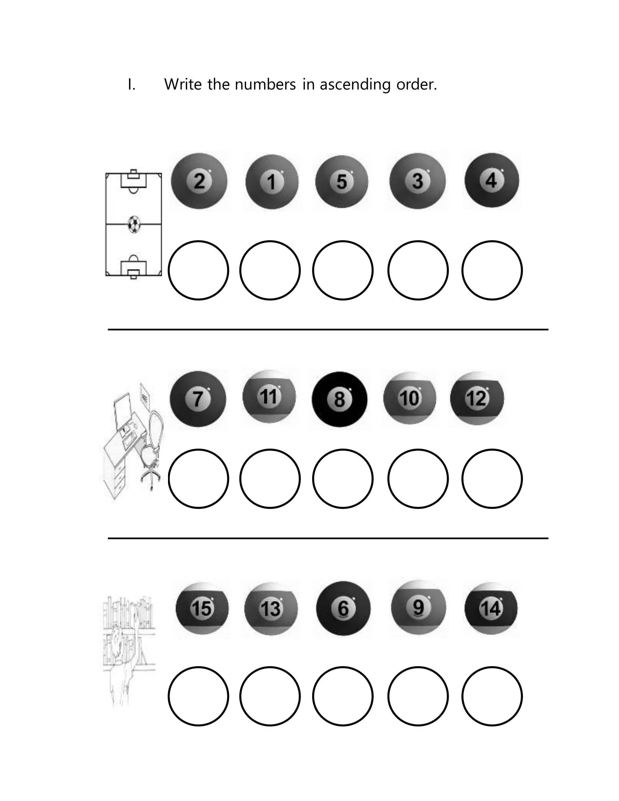 Ascending numbers | DOCX